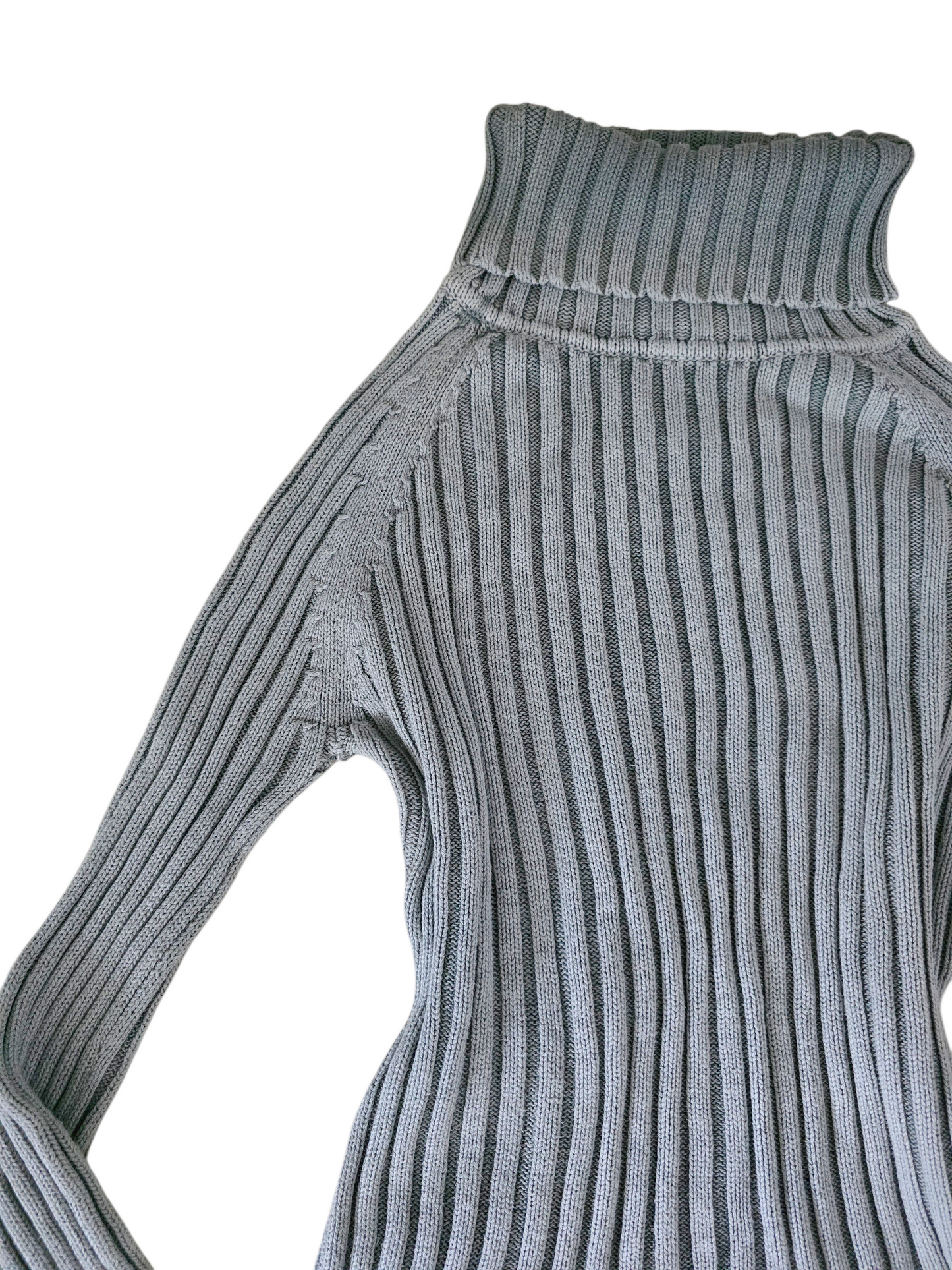 00s vintage ribbed blue sweater – zimfriperie